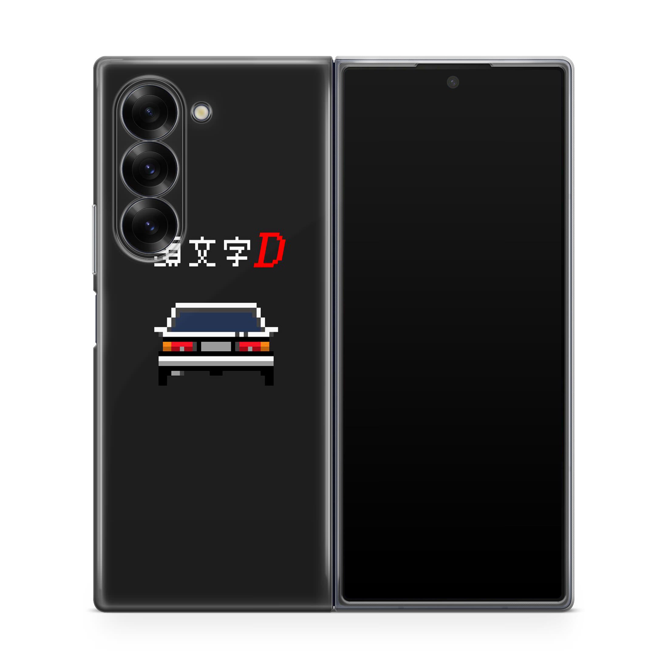Initial D Pixel Art Samsung Galaxy Z Fold 6 Case – Customilo
