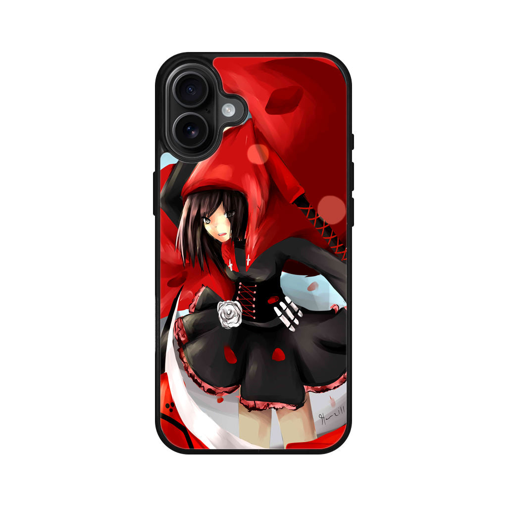 RWBY Ruby Rose iPhone 16 / 16 Plus Case – Customilo