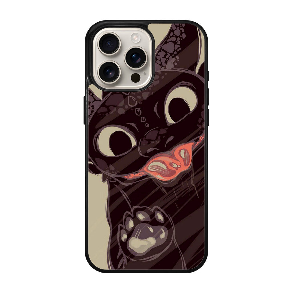 Toothless Dragon Art iPhone 16 Pro / 16 Pro Max Case – Customilo