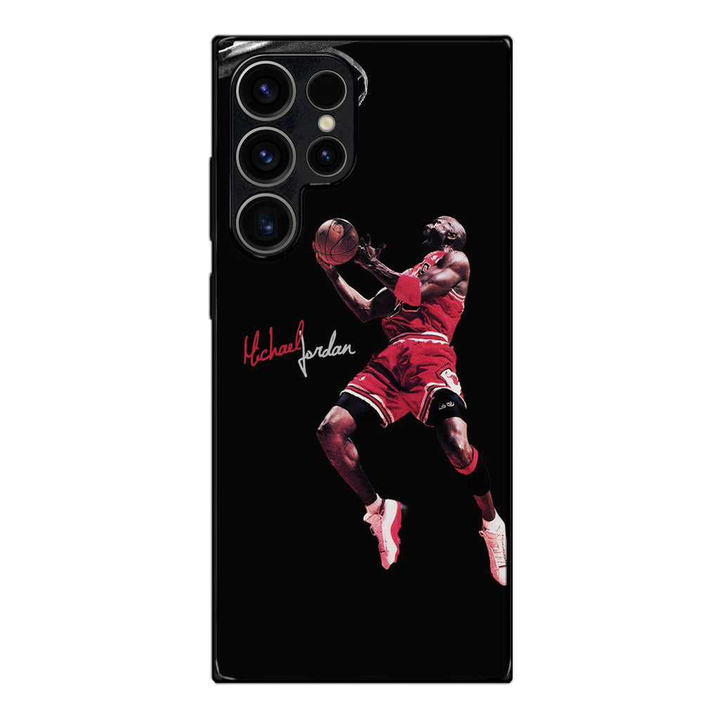 Michael Jordan Epic Jump Samsung Galaxy S23 Ultra Case – Customilo