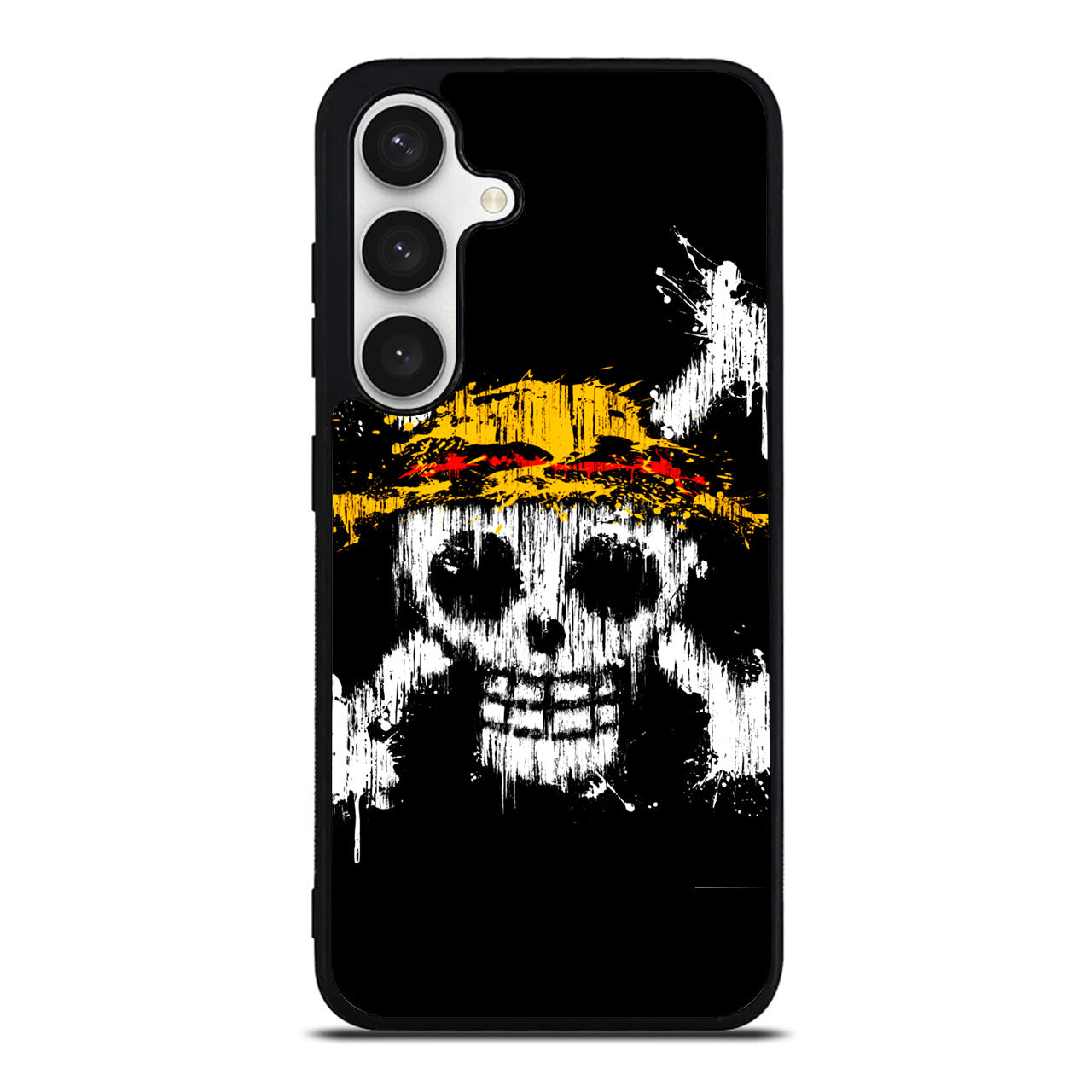 Straw Hat Pirate Logo Paint Samsung Galaxy S24 / S24 Plus Case – Customilo