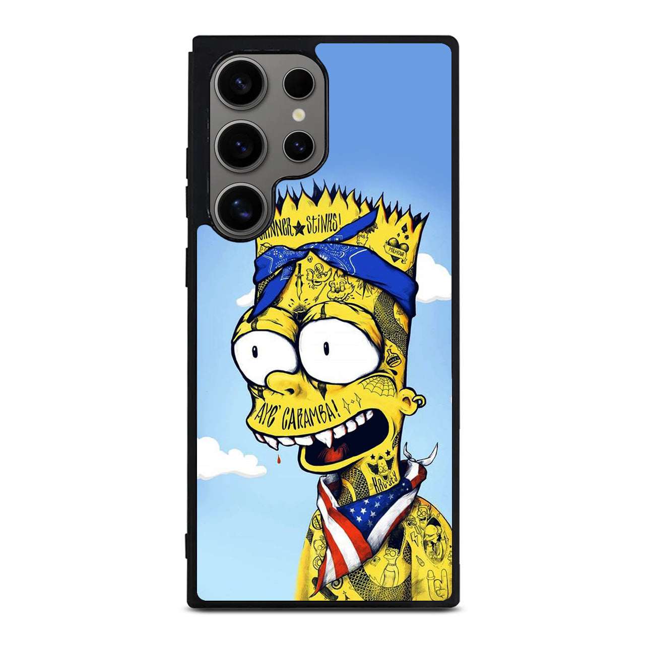Bootleg Bart Samsung Galaxy S24 Ultra Case – Customilo