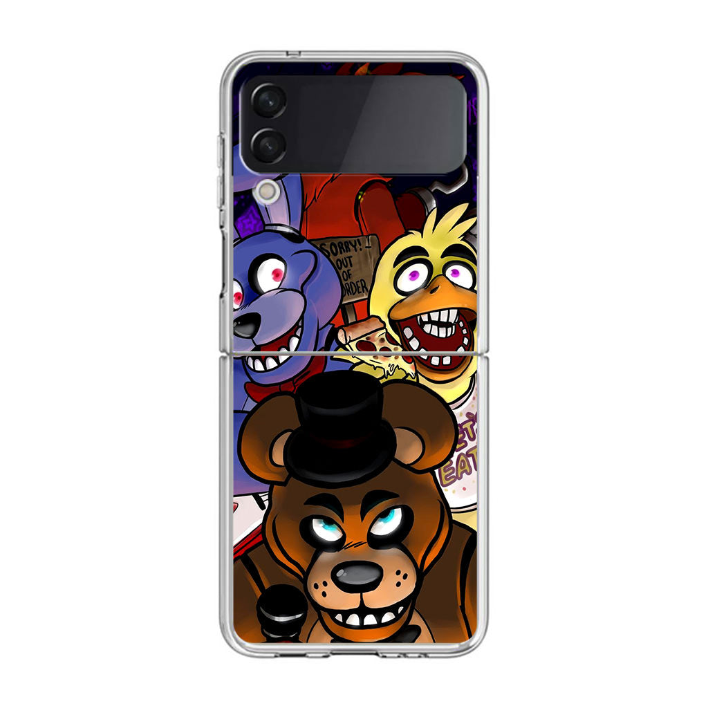 Five Nights at Freddy's Characters Samsung Galaxy Z Flip 4 Case – Customilo