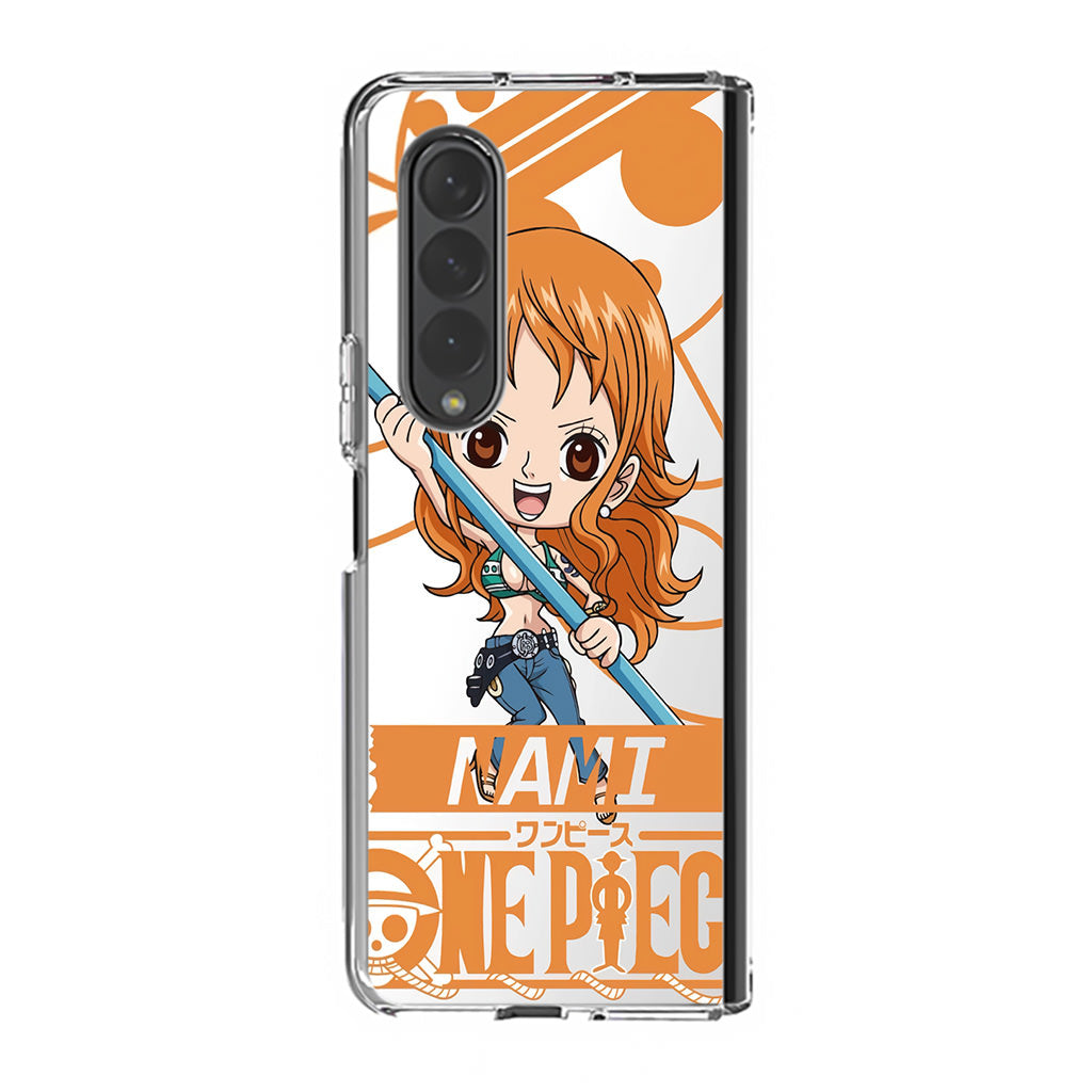 Chibi Nami Samsung Galaxy Z Fold 3 Case – Customilo