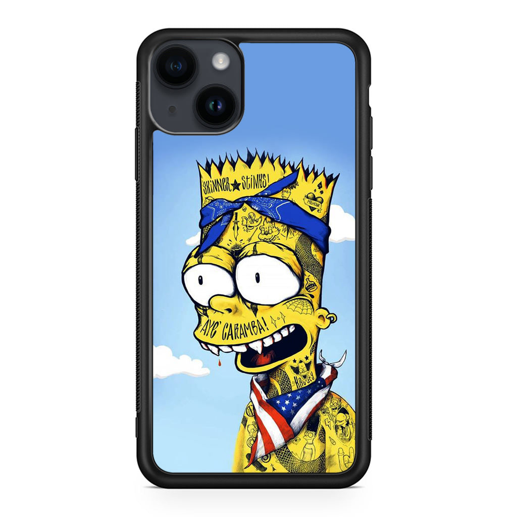 Bootleg Bart iPhone 15 / 15 Plus Case – Customilo