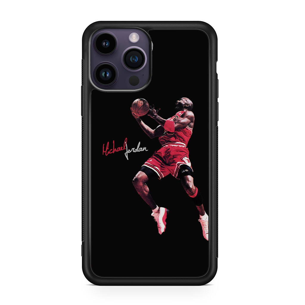 Michael Jordan Epic Jump iPhone 14 Pro / 14 Pro Max Case – Customilo
